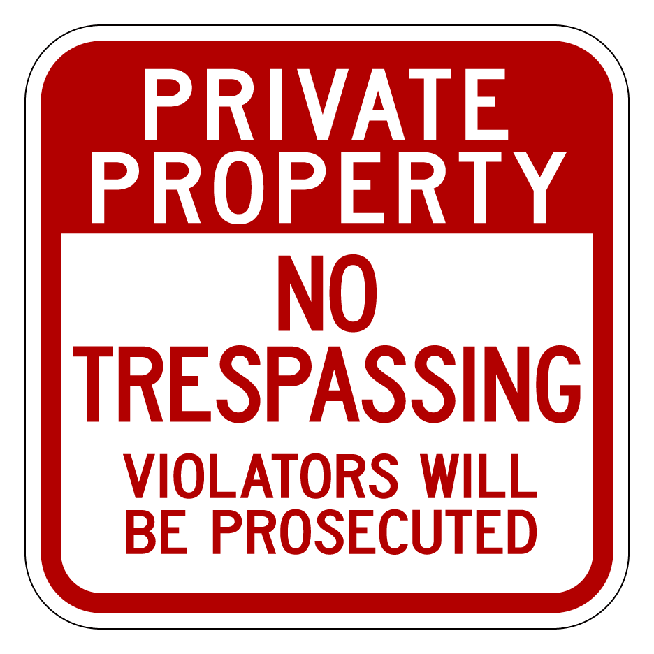 PRIVATE PROPERTY NO TRESPASSING【BSDO08】 | アメリカンデザインの看板で、あなたのスペースを本場の雰囲気 ...