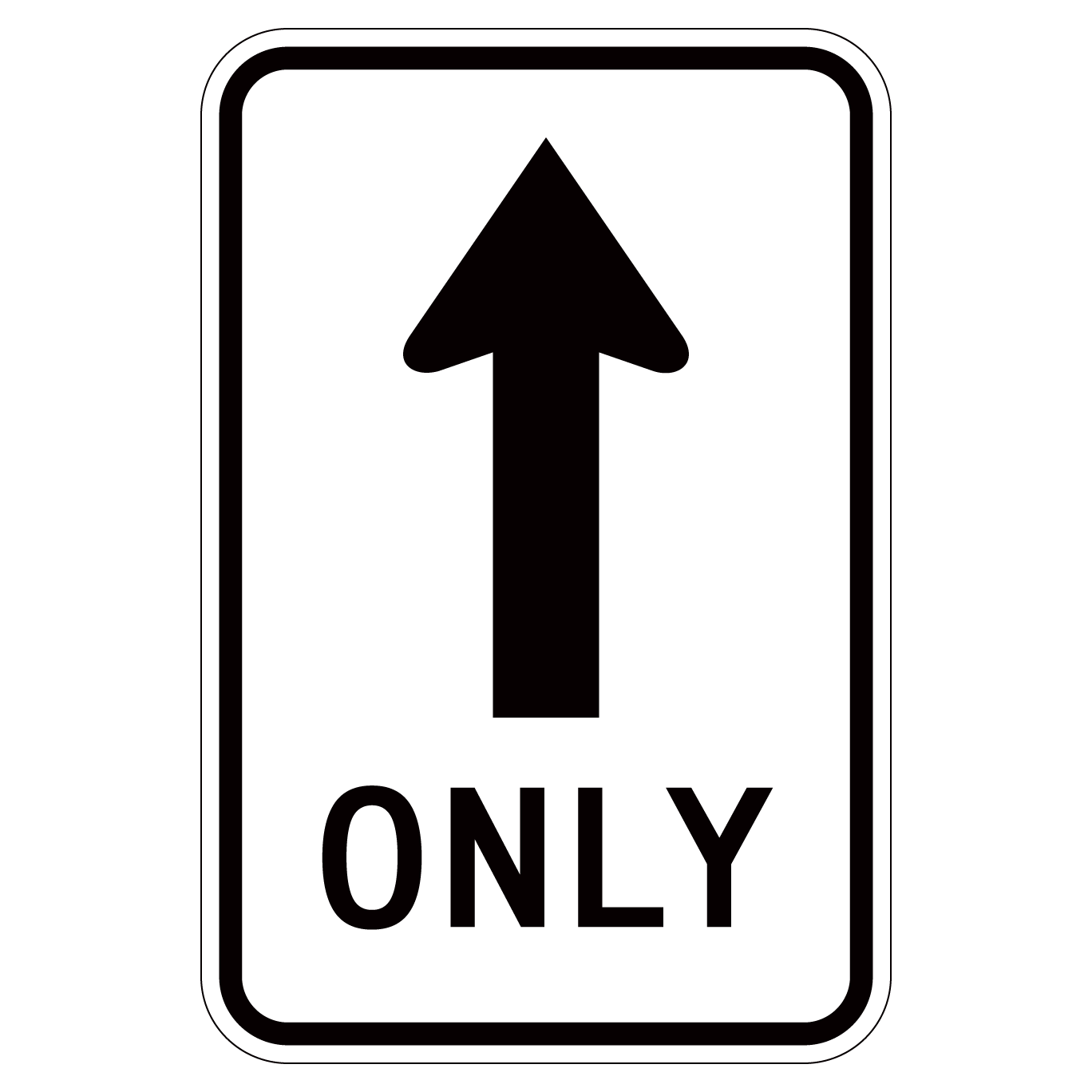 STRAIGHT ONLY ARROW【BSON07】 | アメリカンデザインの看板で、あなたのスペースを本場の雰囲気に！｜BEST SIGN ...