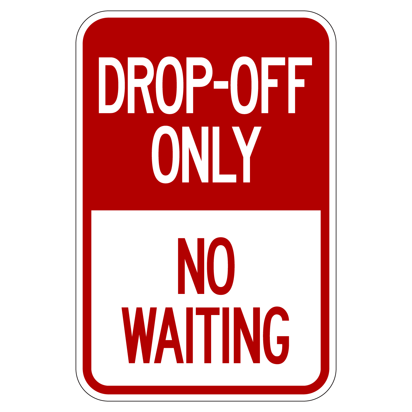 DROP-OFF ONLY NO WAITING 【BSPA17】 | アメリカンデザインの看板で、あなたのスペースを本場の雰囲気に ...