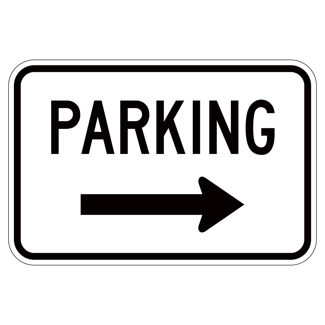 PARKING ARROW 【BSPA22】 | アメリカンデザインの看板で、あなたのスペースを本場の雰囲気に！｜BEST SIGN AND ...